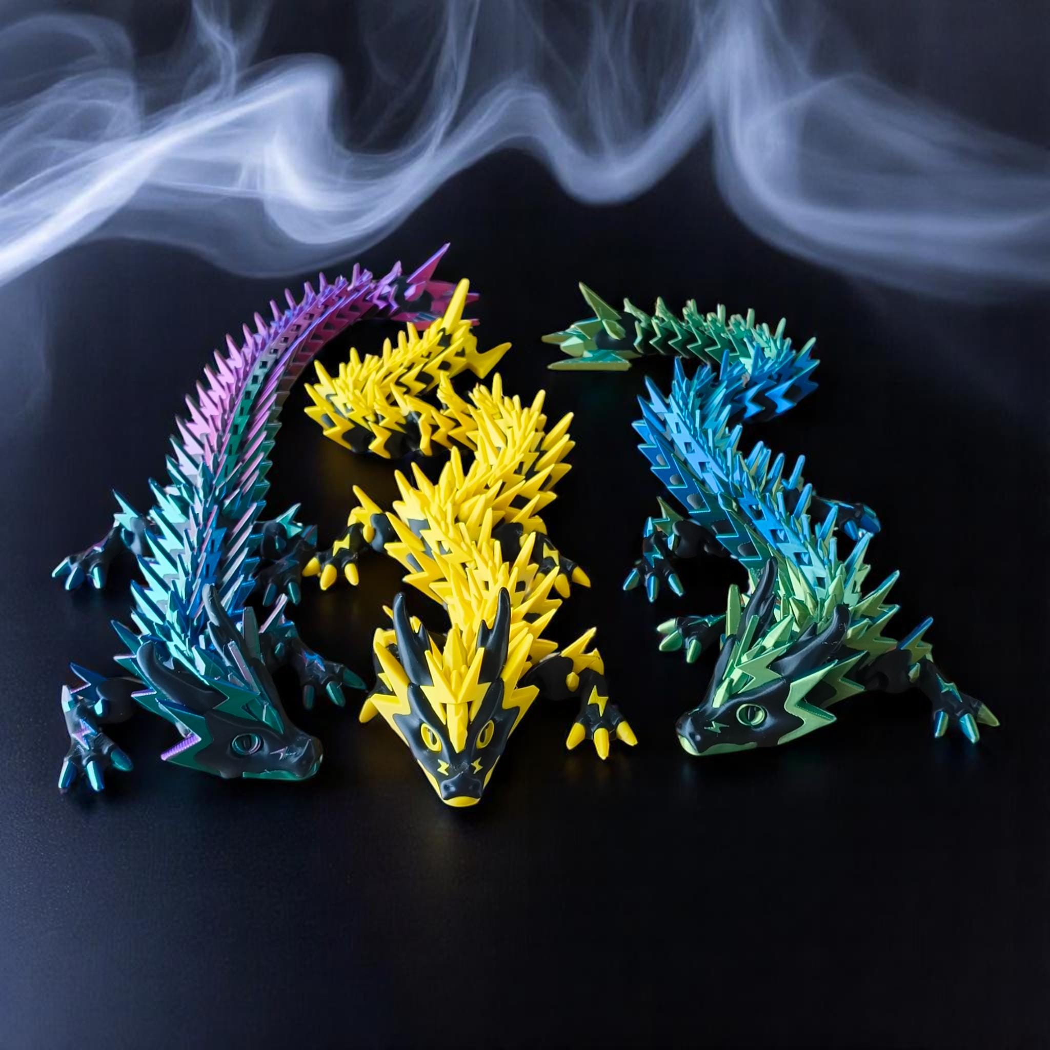 Articulated Dragons – CrunchiePrints